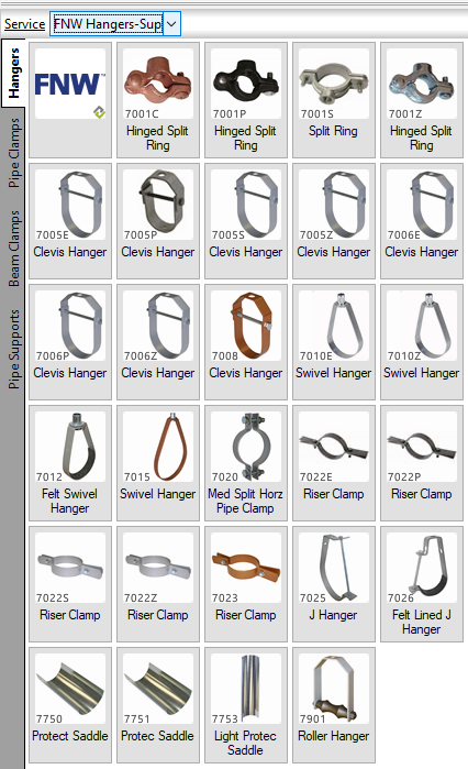 FNW Hangers, Clamps, Supports, and Strut Accessories - Virtual Building ...